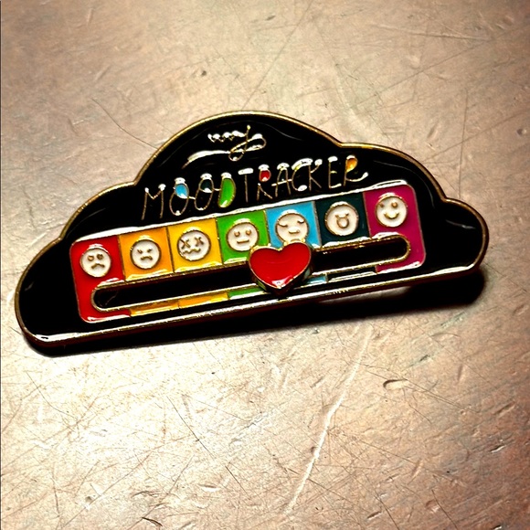 Jewelry | My Mood Tracker Enamel Pin | Poshmark